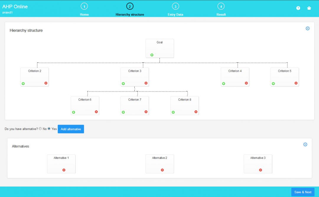 ahp software | ahp calculator | ahp solver | ahp online | onlineoutput.com