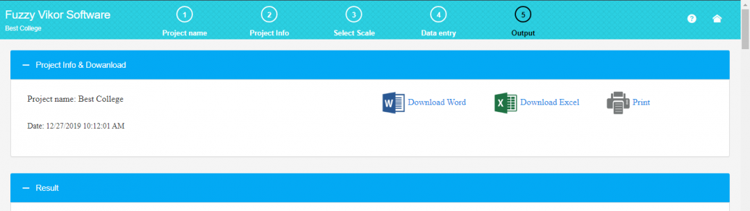 fuzzy vikor software steps - OnlineOutput.com
