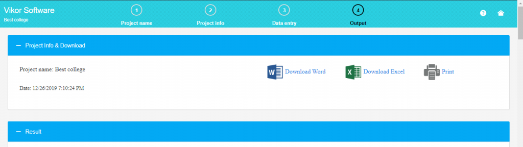 vikor Software Steps - OnlineOutput.com