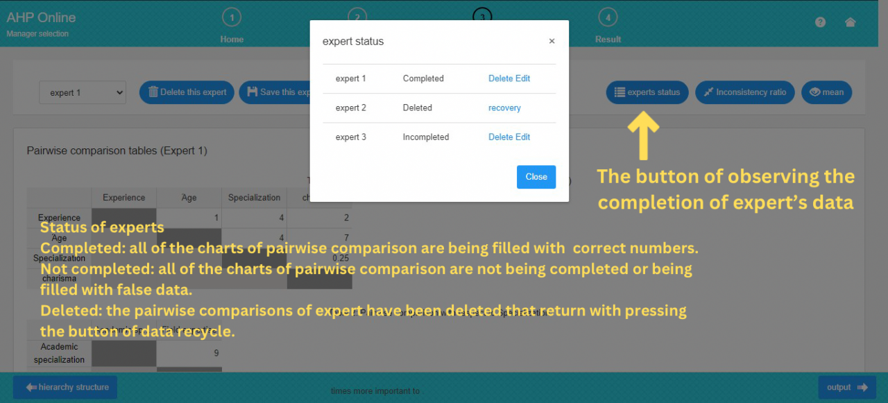 AHP help - OnlineOutput.com