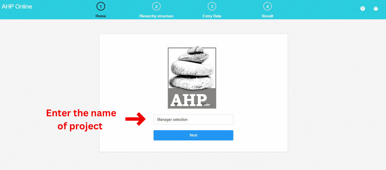 AHP help - OnlineOutput.com